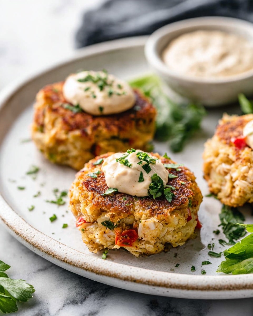 Easy Crab Cakes with Chipotle Mayo Sauce - Delicious & Quick